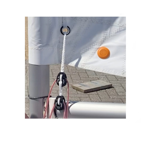 Downhaul System Option - White Primary Line - Southeast Sailboats