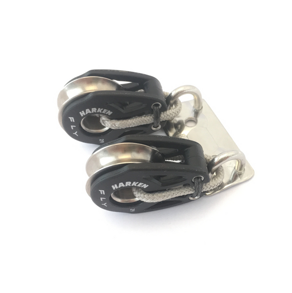 Block Plate with Harken 29mm FLY Blocks - Southeast Sailboats