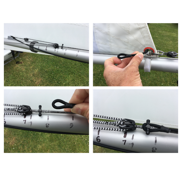 Double Puller Elastic System (Elastic and Toggle) - Southeast Sailboats